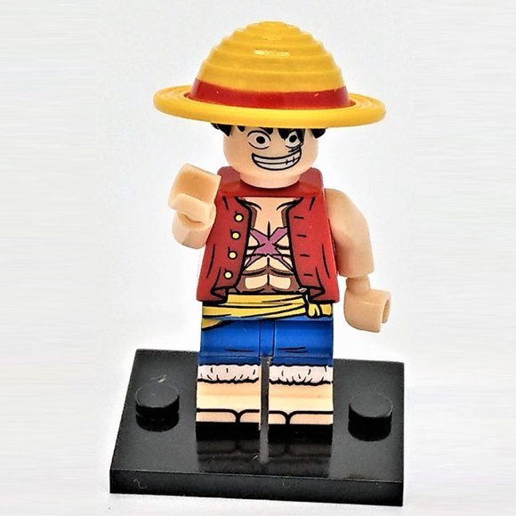 Toys | One Piece Luffy Custom Block Toy | Poshmark